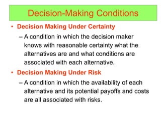 Problem solving &Decision Making | PPT