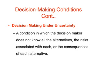 Problem solving &Decision Making | PPT