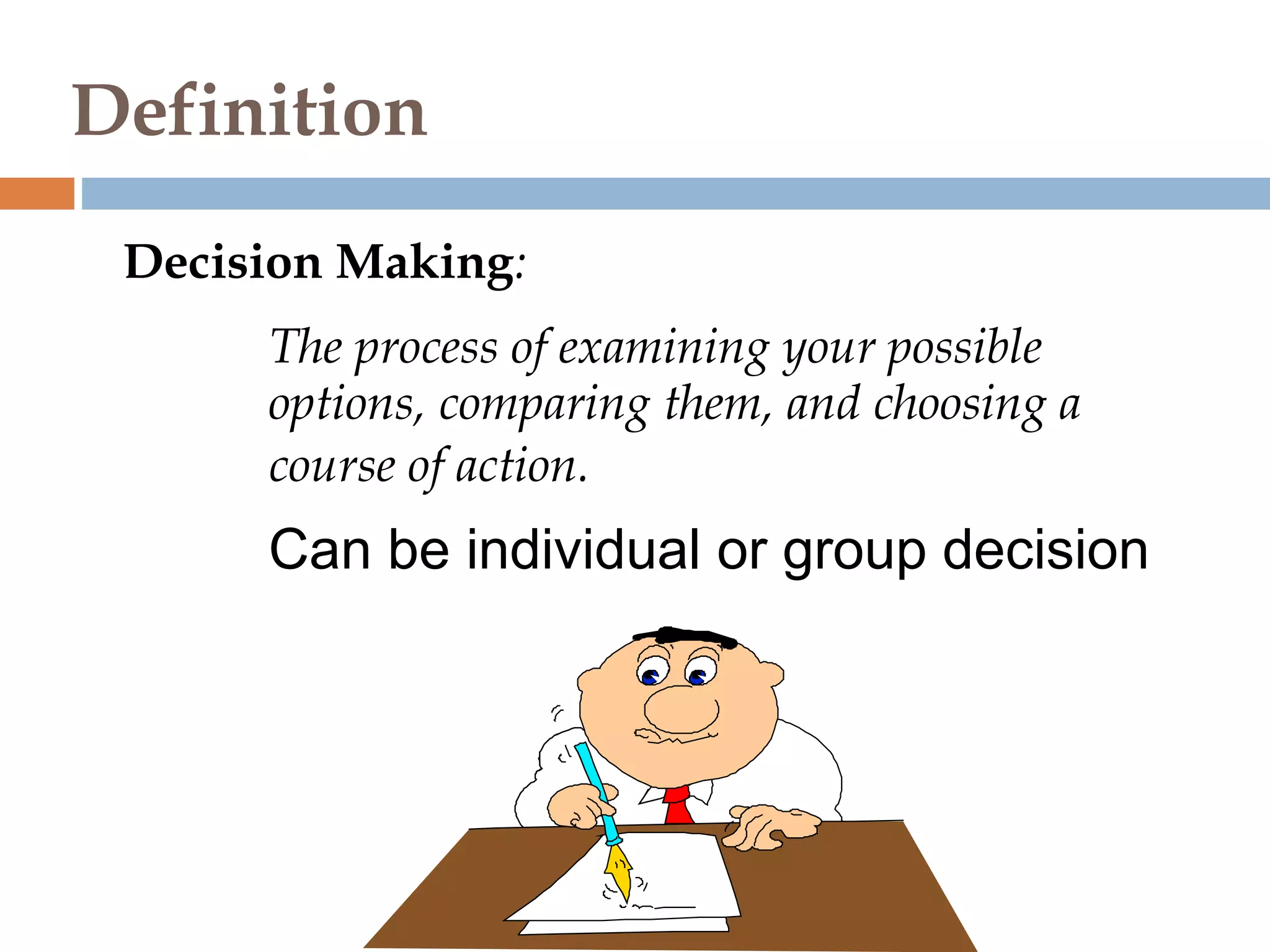Problem solving decision making an islamic perspective | PPTX