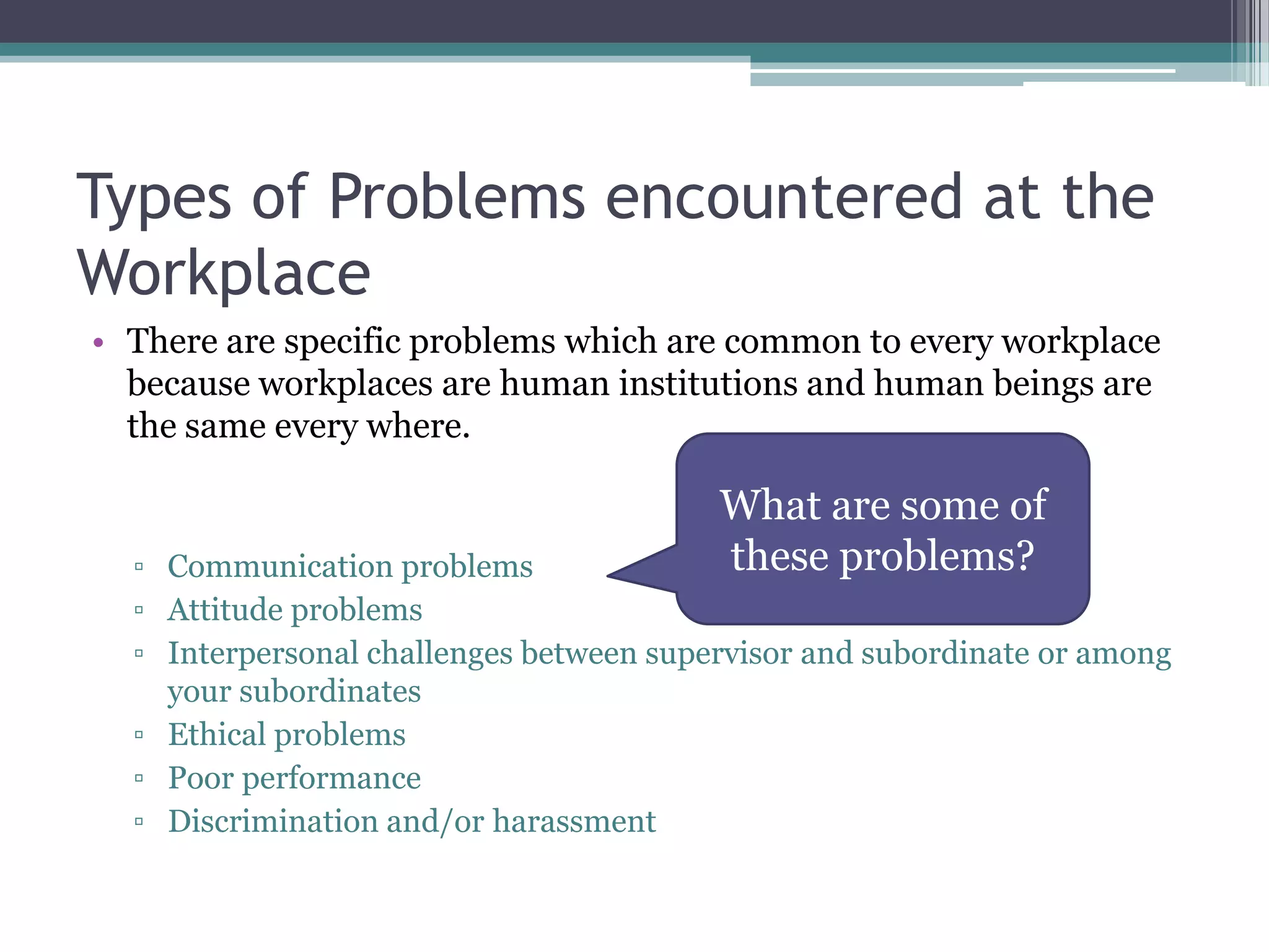 Problem solving & decision making at the workplace | PPTX
