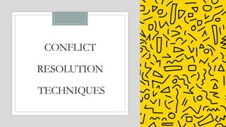 Problem Solving, Decision Making, & Conflict Resolution PowerPoint | PPTX