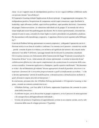 Problem solving e cooperative learning nella didattica delle scienze ...