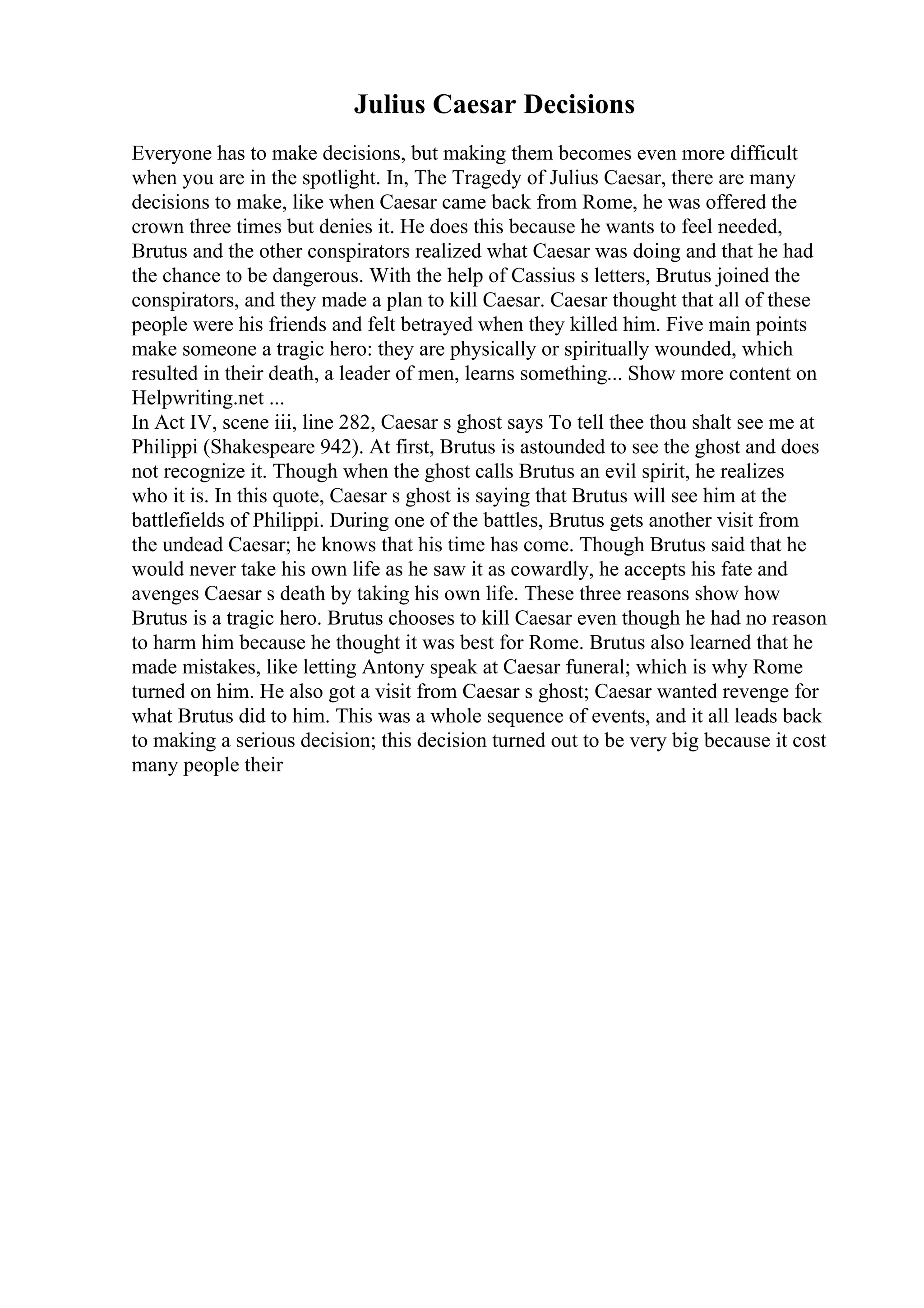 Problem Solving Essay Example | PDF