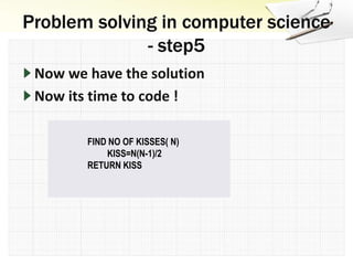 Problem solving strategies in mathematics and computer science | PPT