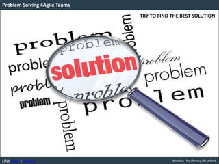 Problem solving for agile teams part 1 (define + generate alternatives ...