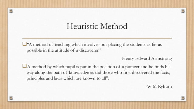 PPT Presentation for Problem Solving Heuristics.pptx | Education