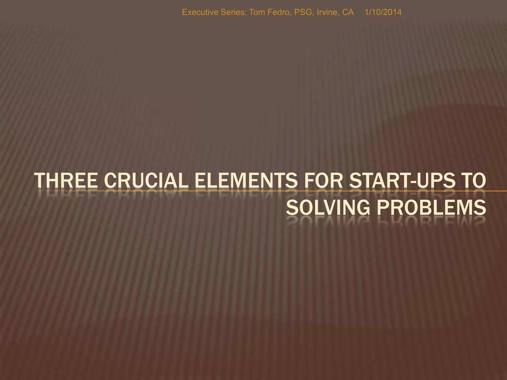 Problem solving in business | PPT