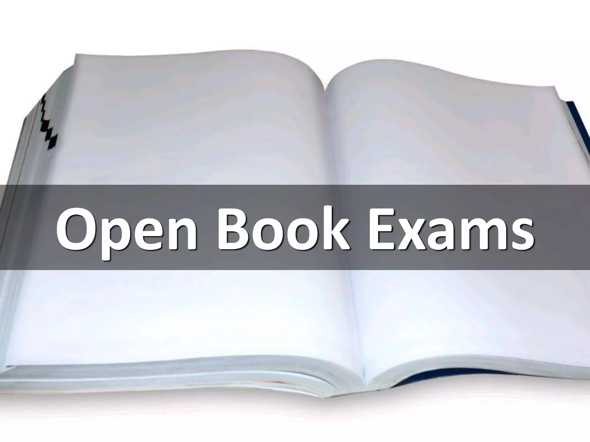 Open book exams | PPT