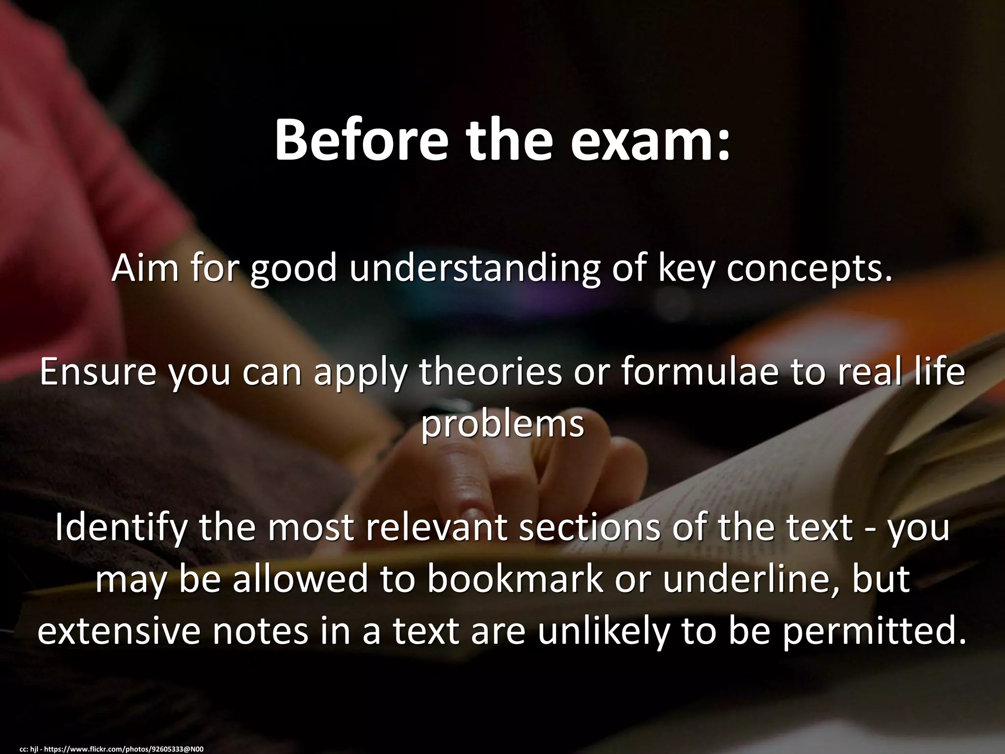Open book exams | PPT