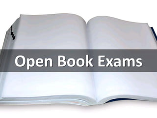 Open book exams | PPT