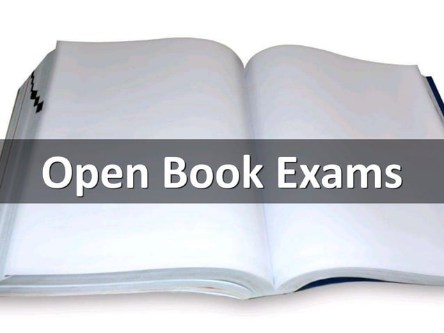 Open book exams | PPT