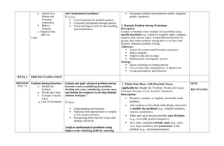 PROBLEM SOLVING IN MATHEMATICS-TEMPLATE NEW FORMAT SYLLABUS 1ST SEM ...