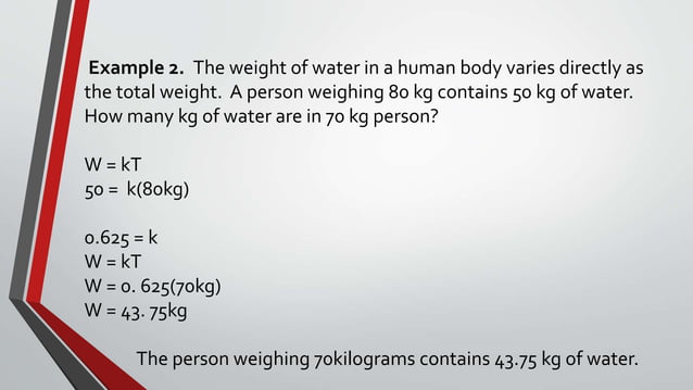 Problem Solving Involving Direct And Inverse Variation Pptx Physics