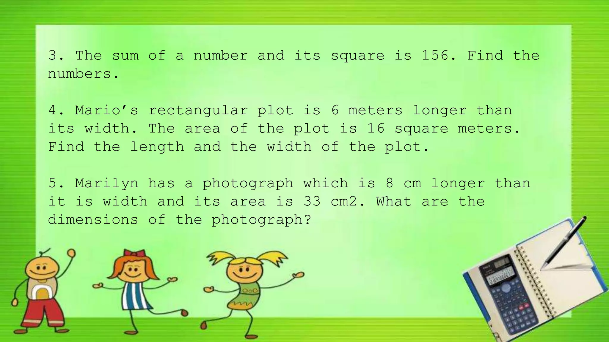Problem Solving Involving Factoring | PPTX