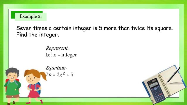 Problem Solving Involving Factoring | PPTX