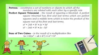 Problem Solving Involving Factoring | PPTX