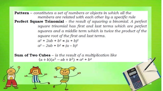 Problem Solving Involving Factoring | PPTX