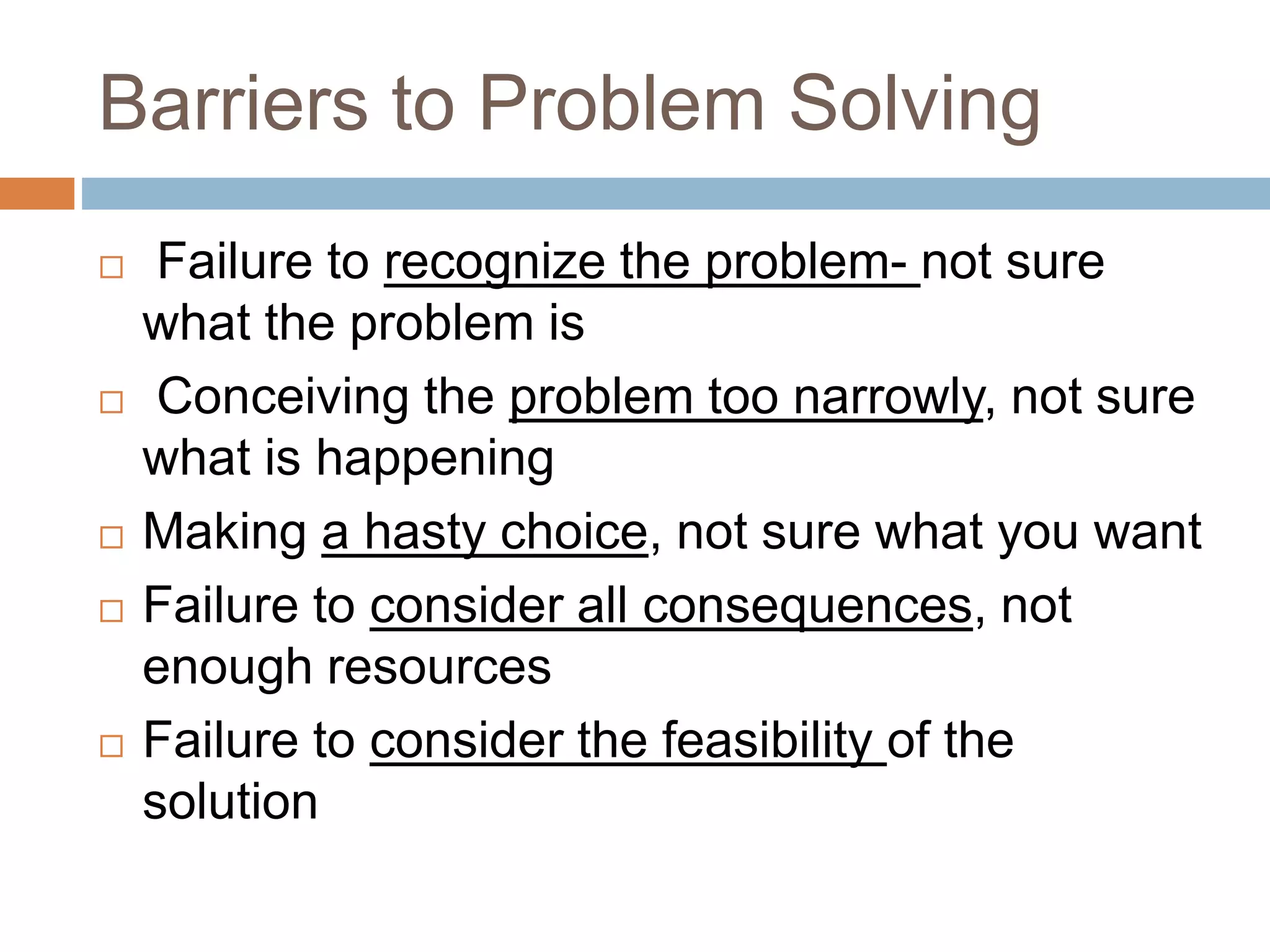Problem solving in work place | PPTX