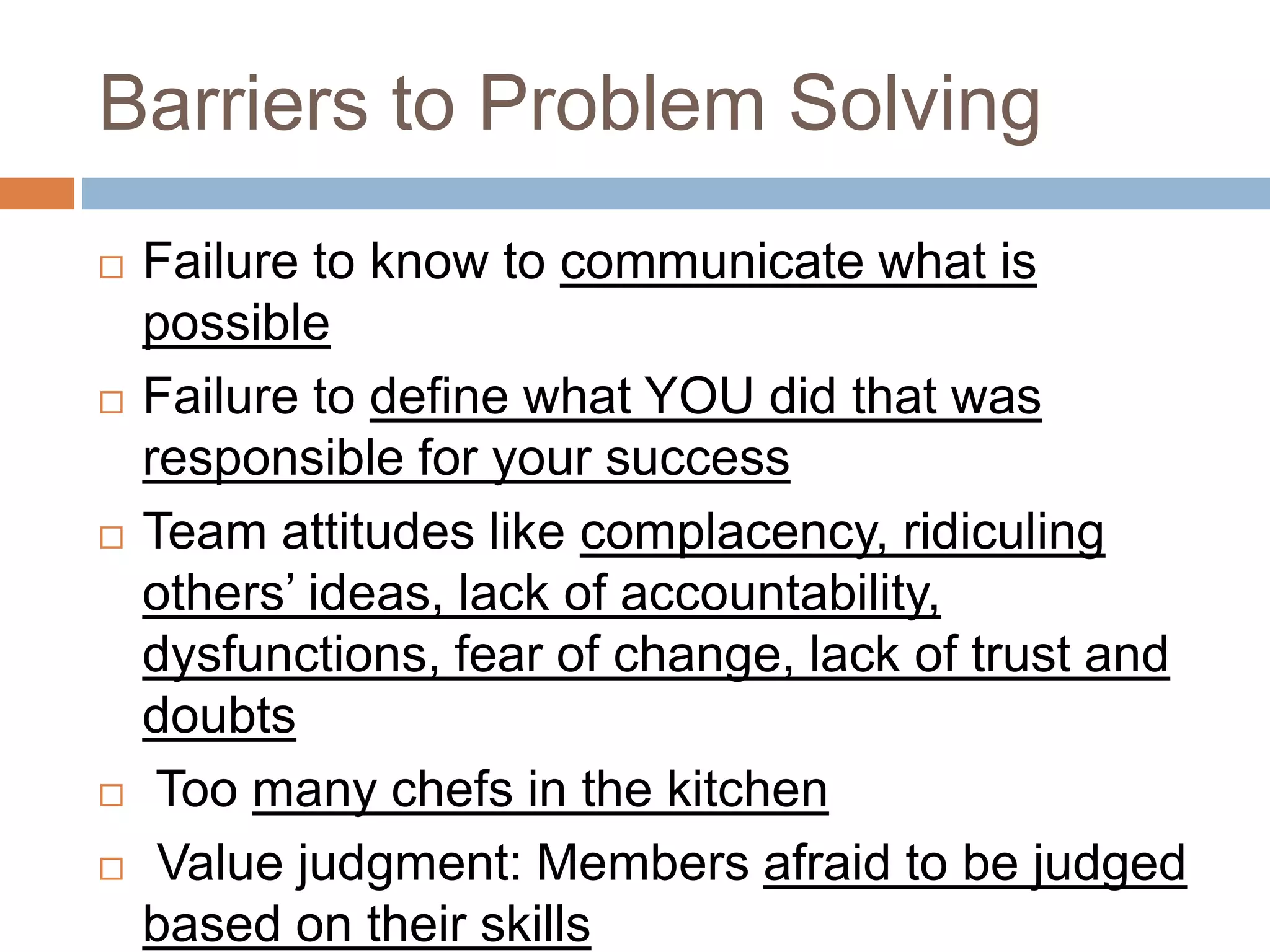 Problem solving in work place | PPTX