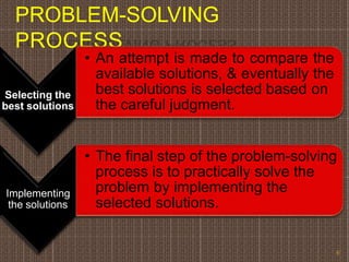 Problem solving in work place | PPTX