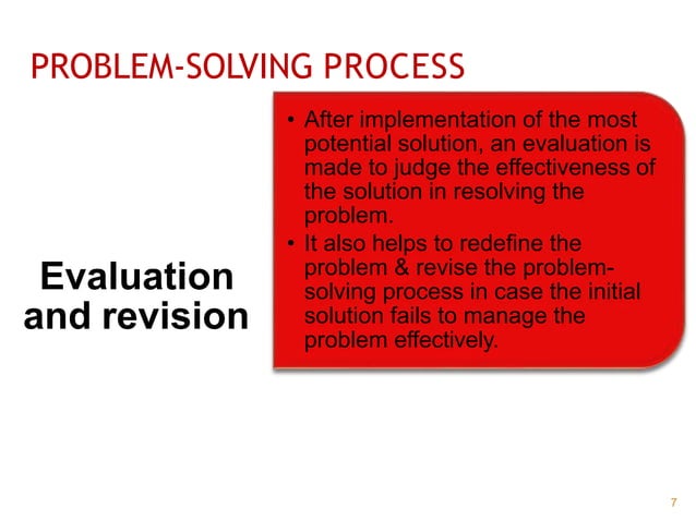 Problem solving in work place | PPTX | Career Advice | Careers