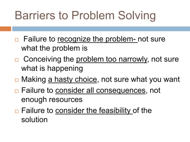 Problem solving in work place | PPTX | Career Advice | Careers