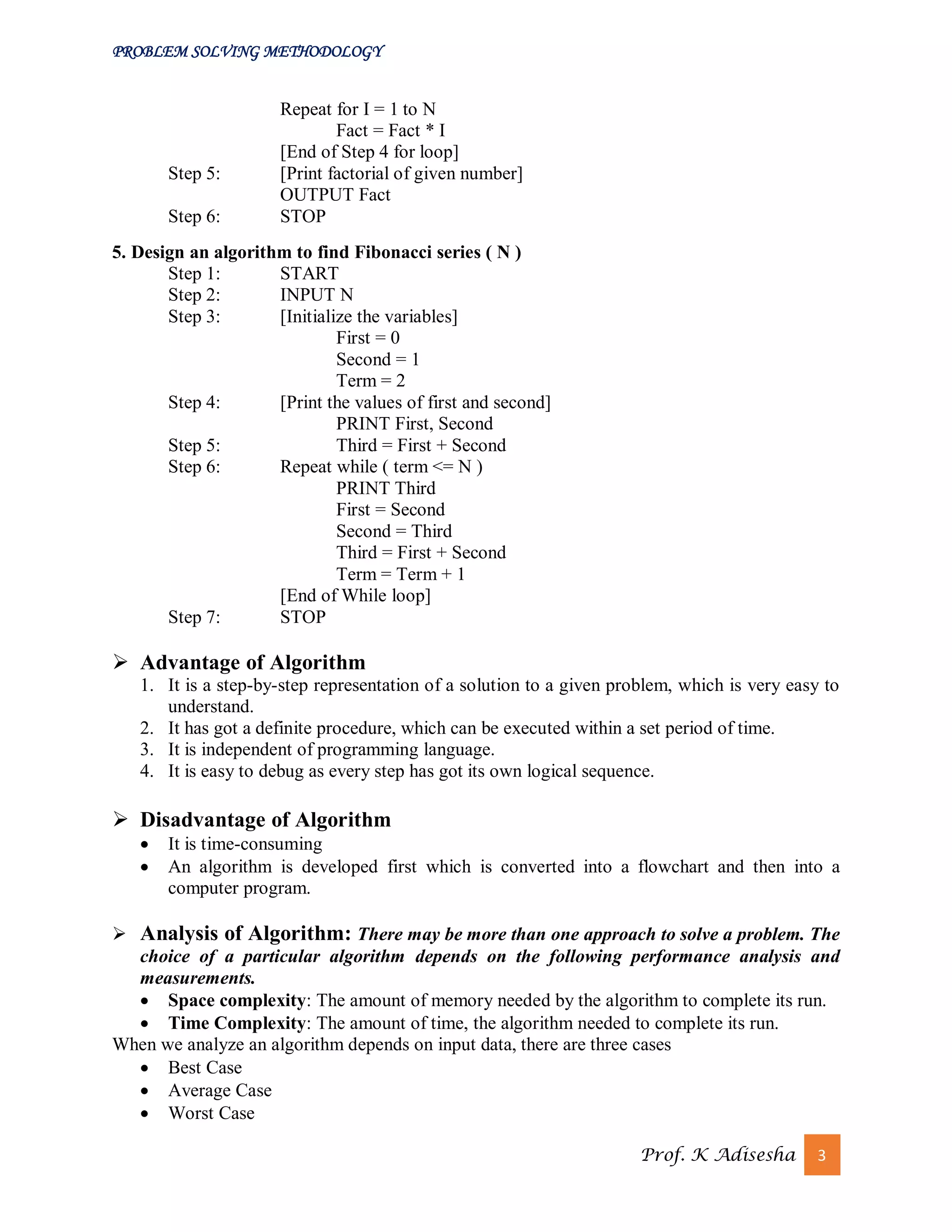 Problem solving methodology | PDF