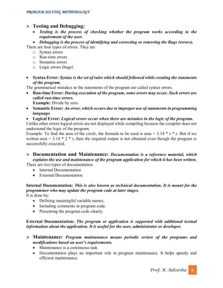 Problem solving methodology | PDF