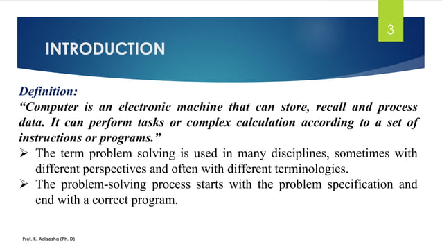Problem solving methodology | PDF | Computer Software and Applications | Computing