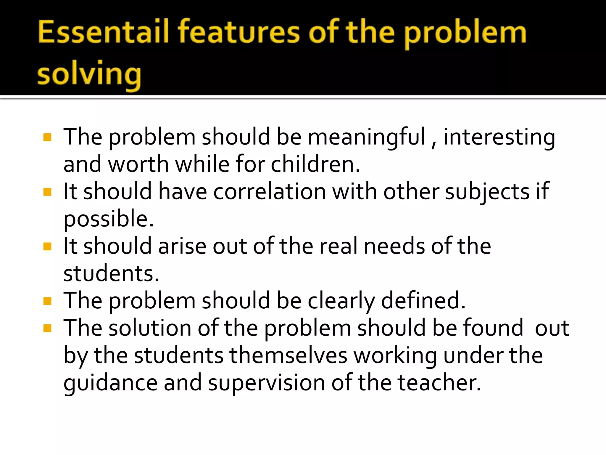 Problem solving methods | PPT | Free Download