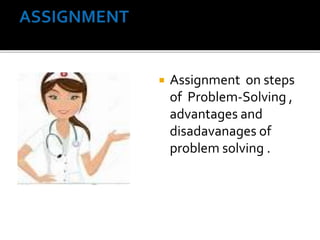 Problem solving methods | PPTX