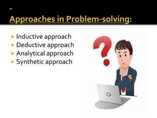 Problem solving methods | PPT