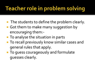 Problem solving methods | PPT