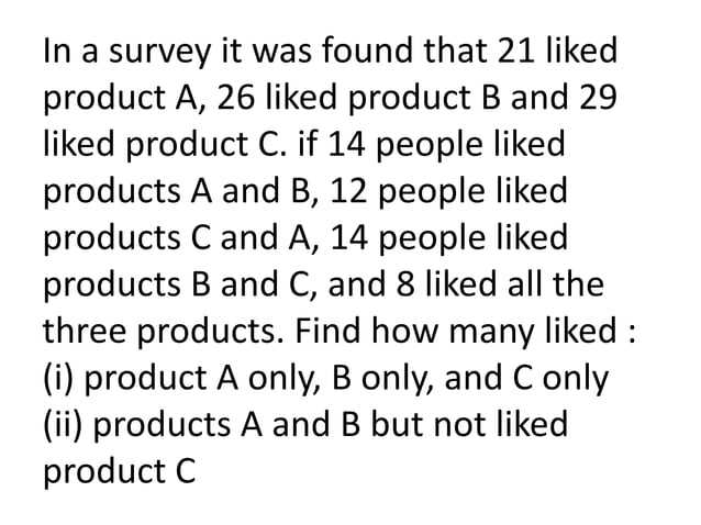 Problem solving sets | PPT