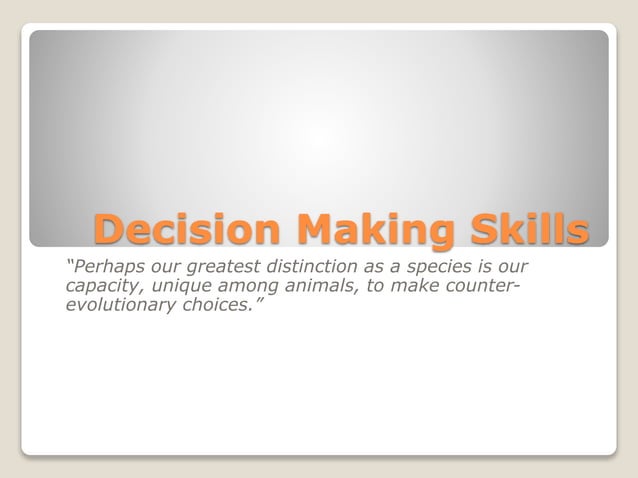 Problem solving skills | PPTX