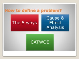 Problem solving skills | PPTX