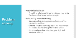 Problem solving skills | PDF