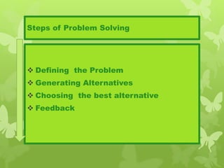 Problem solving skills | PPT