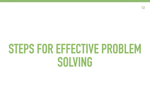 Problem Solving 101 | PDF