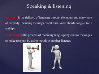 Problem solving speaking and listening classes | PPT