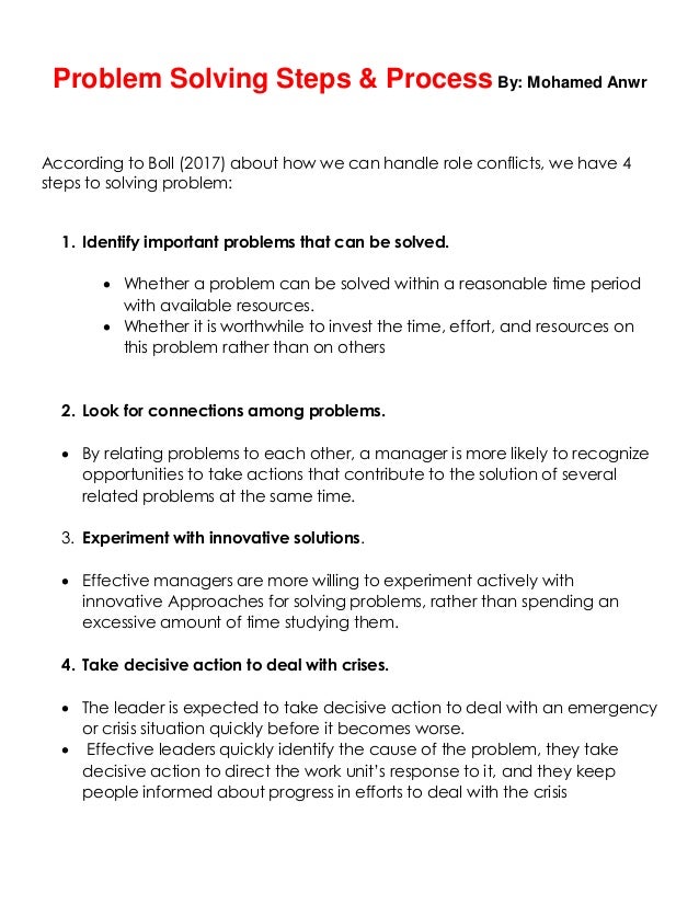 😊 Steps to solve problems. Steps to solve a problem in science. 2019-02-24