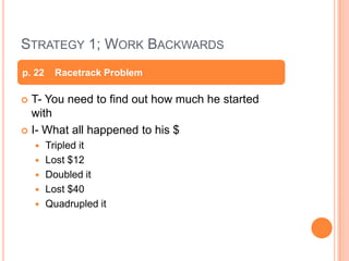 Problem solving strategies | PPTX | Games and Puzzles | Hobbies & Interests