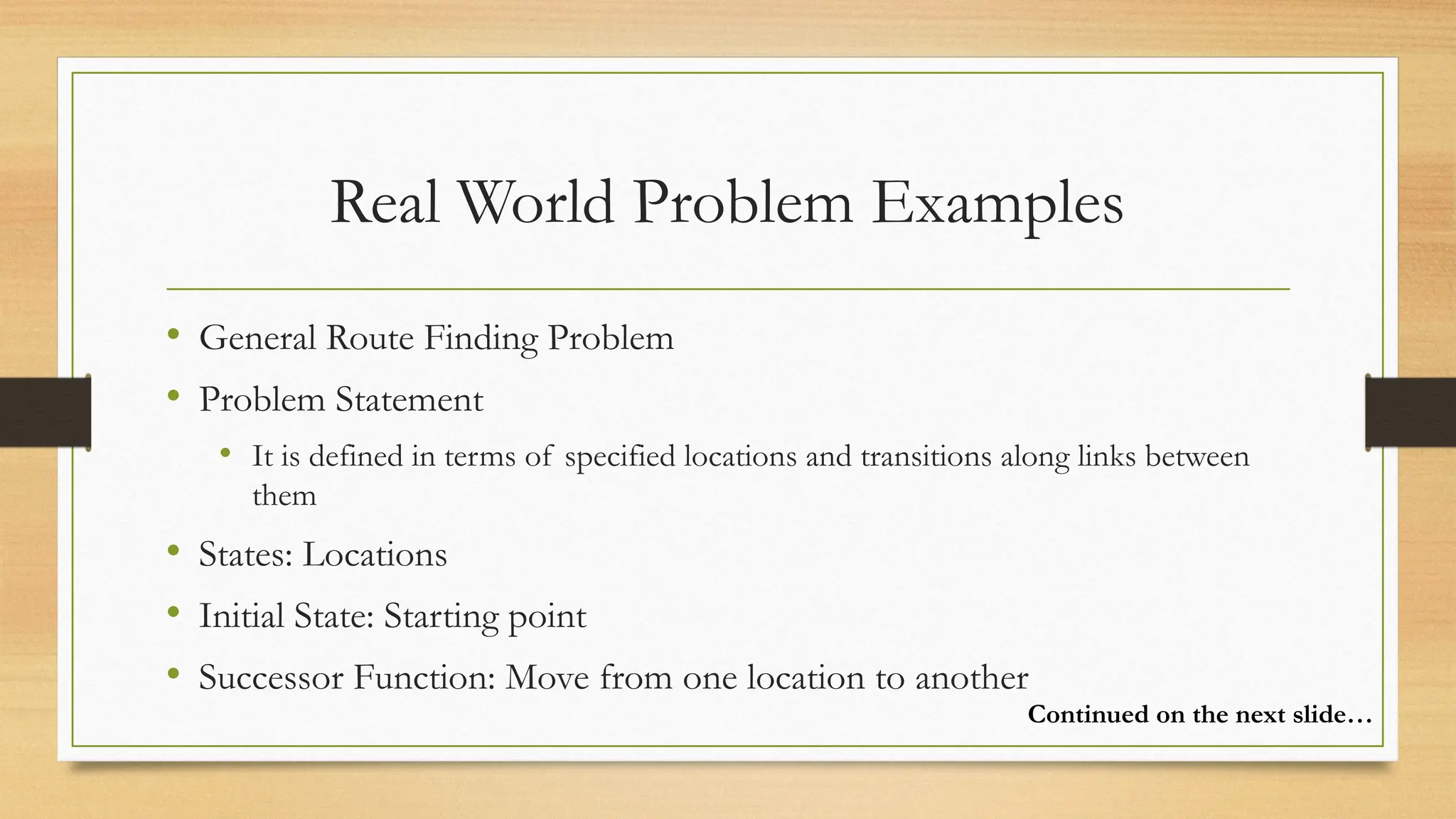 Problem Solving Strategies - Artificial Intelligence - Anna University - Regulation 2021 | PPT