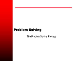 Problem Management - Systematic Approach | PPTX