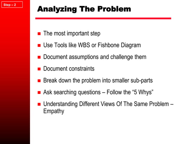 Problem Management - Systematic Approach | PPTX