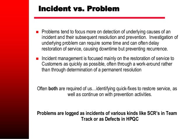 Problem Management - Systematic Approach