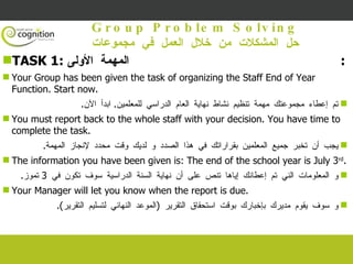 Problem Solving Tasks (Translated) | PPT