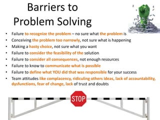 Problem Solving Techniques - LEAN | PPTX