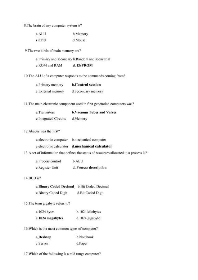 Problem Solving Techniques Multiple Choice Question | PDF | Programming Languages | Computing