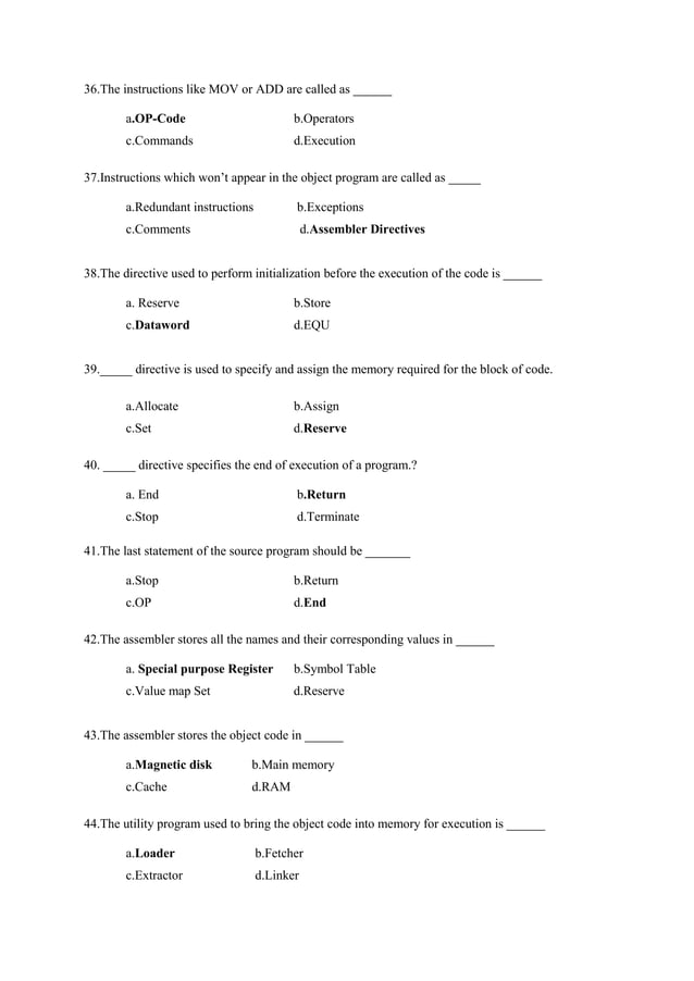 Problem Solving Techniques Multiple Choice Question | PDF | Programming Languages | Computing